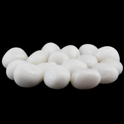 Agate Blanche : pierre roulée Echoppe de Gaïa